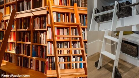 Adding a Library Ladder to Your Home - Pantry Passion