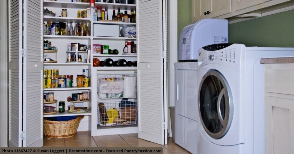 Finding Pantry Space in a Laundry Room - Pantry Passion