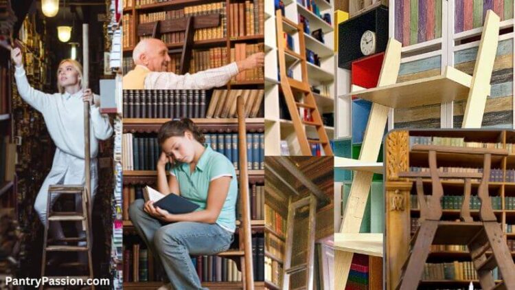 Adding a Library Ladder to Your Home - Pantry Passion